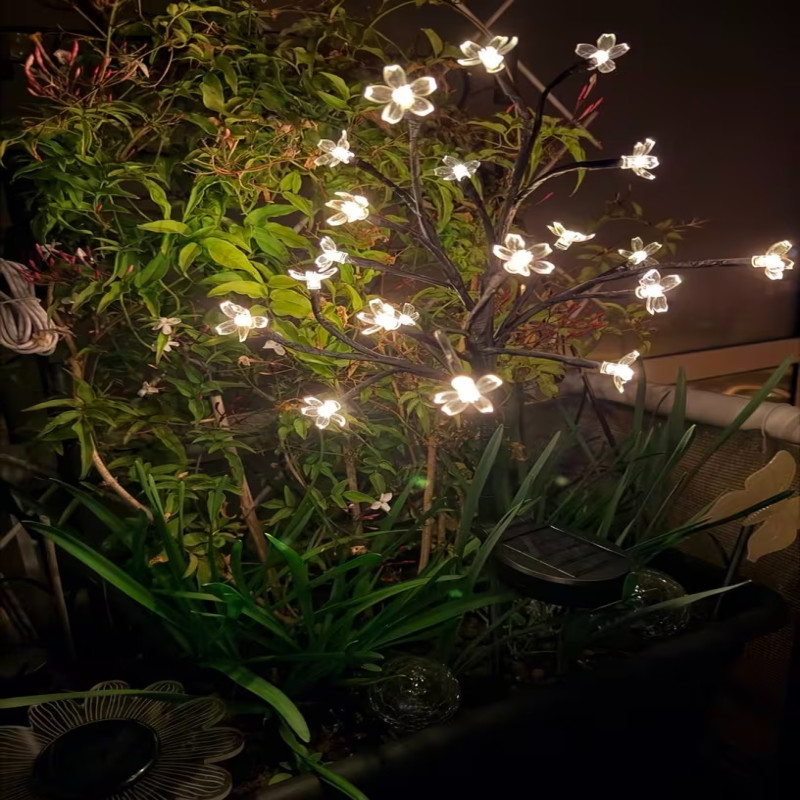 Solar Blossom Trees | Solar Plants | Landscape Lighting